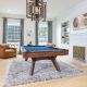 The Luna Pool Table 8ft; Walnut Mist