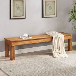Imperial Storage Bench 76"; Acacia